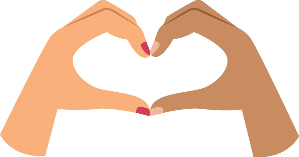 Two Hands Making Heart Vector Images (over 190)