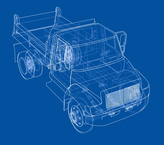 Vehicle Wireframe Vector Images (over 5,600)