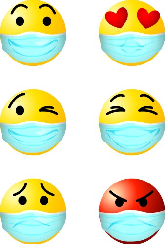 Face Mask Emoji Vector Images (over 4,900)