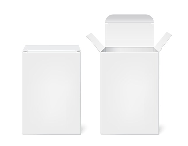 Blank box set Royalty Free Vector Image - VectorStock