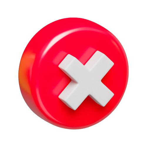 Red X Circle Vector Images (over 2,700)