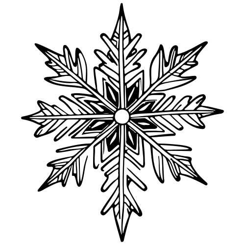 Snowflake Line Art Vector Images (over 21,000)