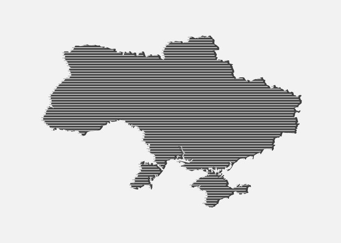 Abstract Map Philippines Parallel Grey Lines Vector Image