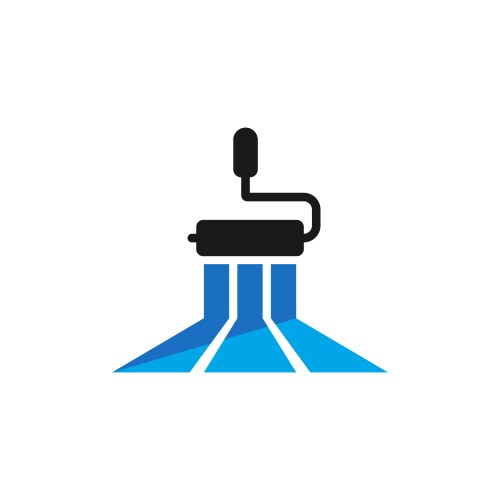 Epoxy flooring logo template Royalty Free Vector Image