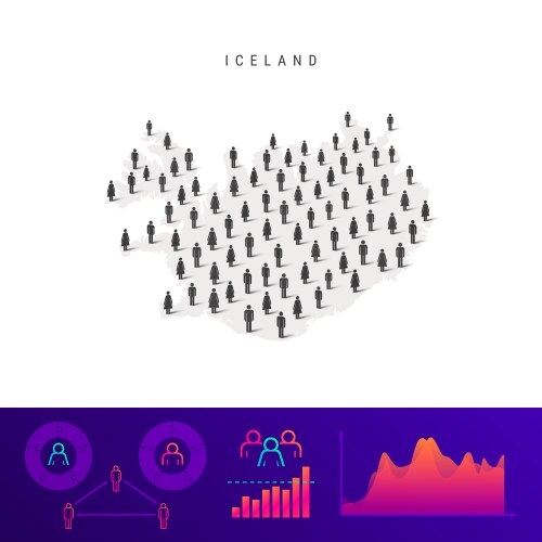 Iceland Population Map Vector Images (37)