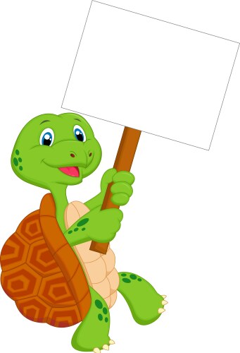 Cute cartoon turtle Royalty Free Vector Image - VectorStock