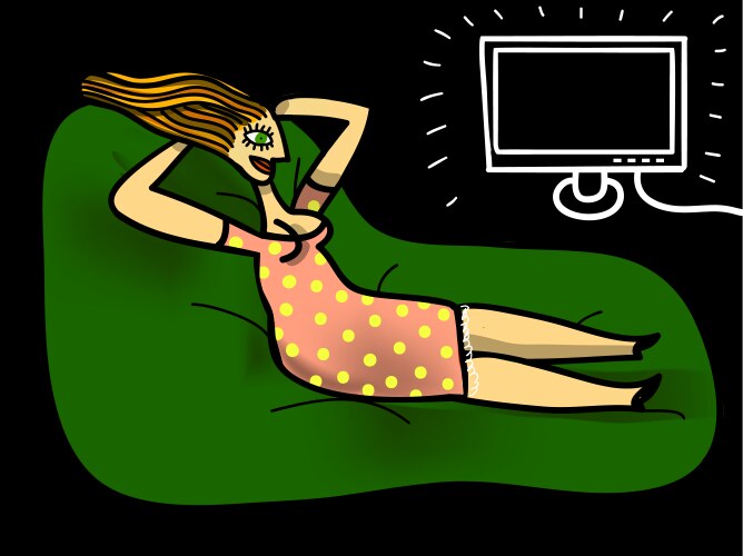 Watch Tv Vector Images (over 26,000)