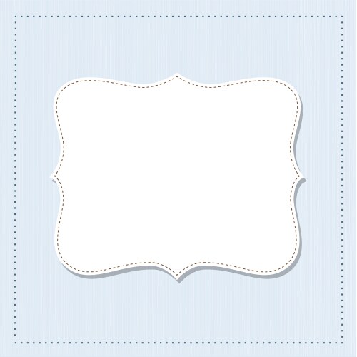 Cool template frame design for greeting card Vector Image