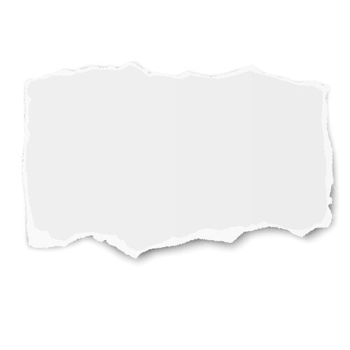 White rectangular torn paper tear Royalty Free Vector Image