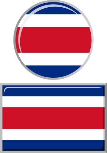 Photo of costa rica flag Royalty Free Vector Image