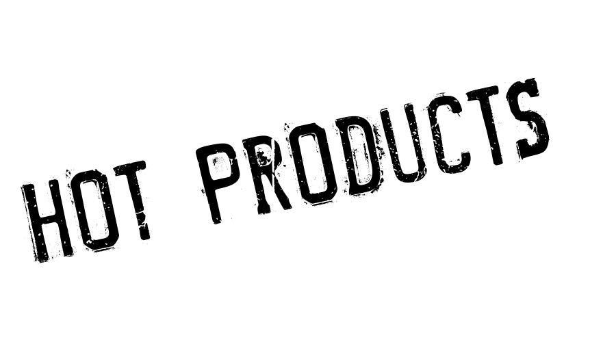 Hot products rubber stamp Royalty Free Vector Image