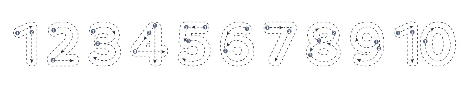 Number 10 Worksheet Vector Images (over 710)