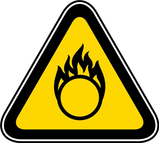 Safety First Warning Sign Royalty Free Vector Image