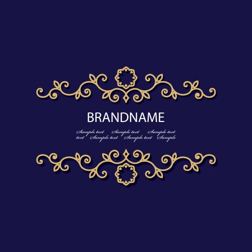 Happy mothers day - golden color card design Vector Image