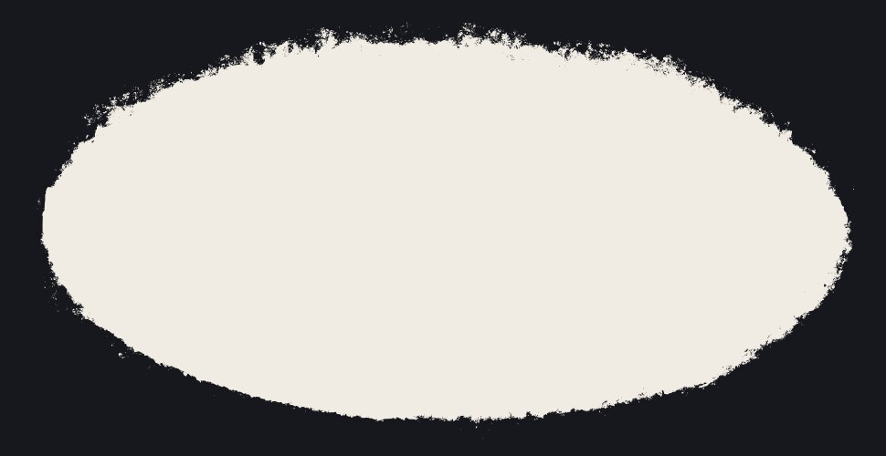 Rough edges oval frame grunge vintage Royalty Free Vector