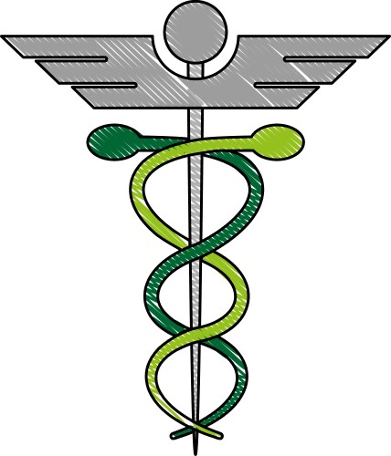 Caduceus Sword Medical Vector Images (over 120)