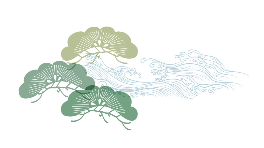 Ocean Line Waves Panorama Vector Images (over 630)