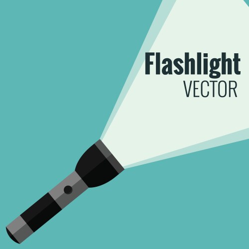 Flashlight Royalty Free Vector Image - VectorStock