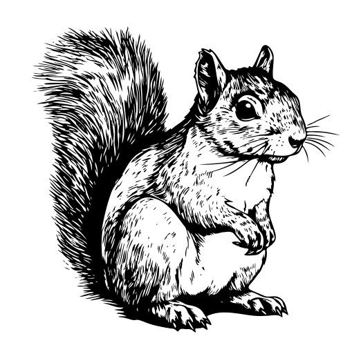 Squirrel Outline Vector Images (over 4,000)