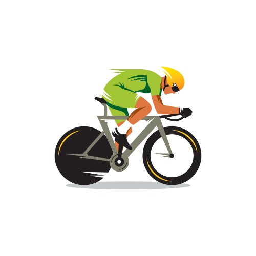 Bike race logo Royalty Free Vector Image - VectorStock