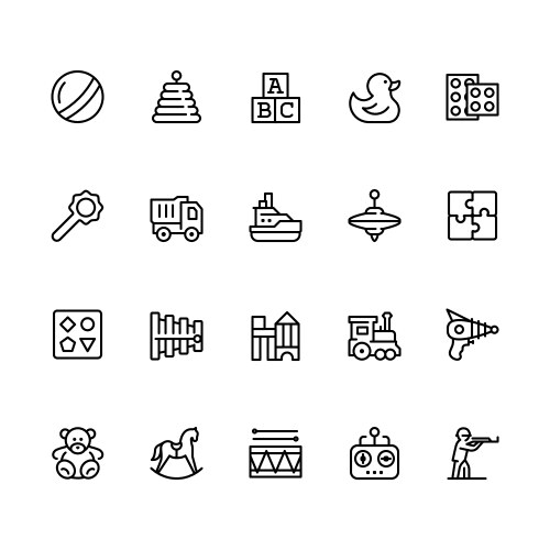 Toys Outline Vector Images (over 90,000)