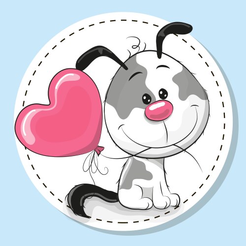 Pink Dog Cartoon Vector Images (over 3,600)