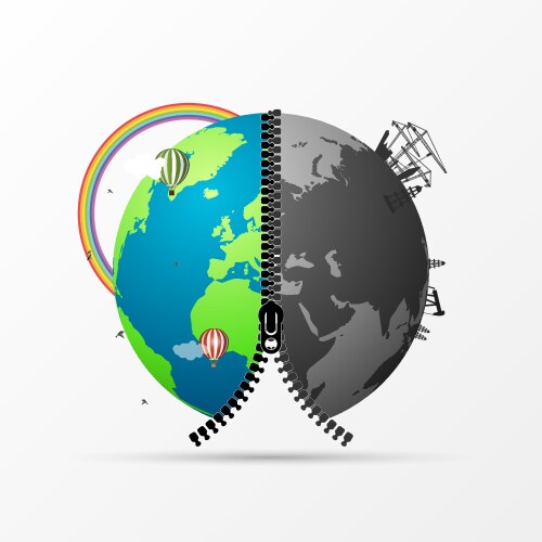 Earth Drawing Pollution Vector Images (over 2,500)