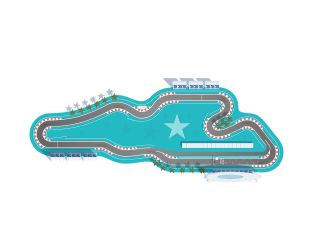 Race Track Top View Vector Images (over 1,000)