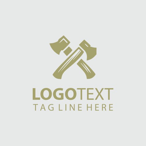 Axe logo Royalty Free Vector Image - VectorStock