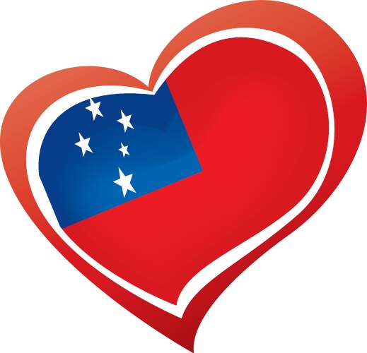 Red heart icon on white Royalty Free Vector Image