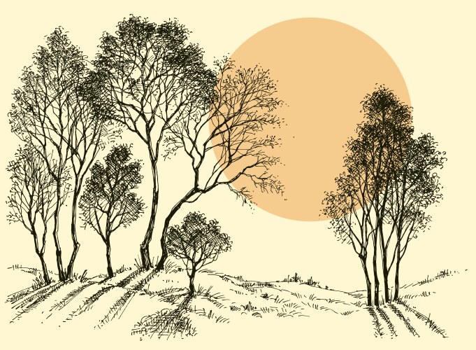 Sunset Outline Vector Images (over 19,000)