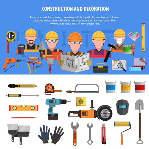 Job vacancy horizontal banner Royalty Free Vector Image