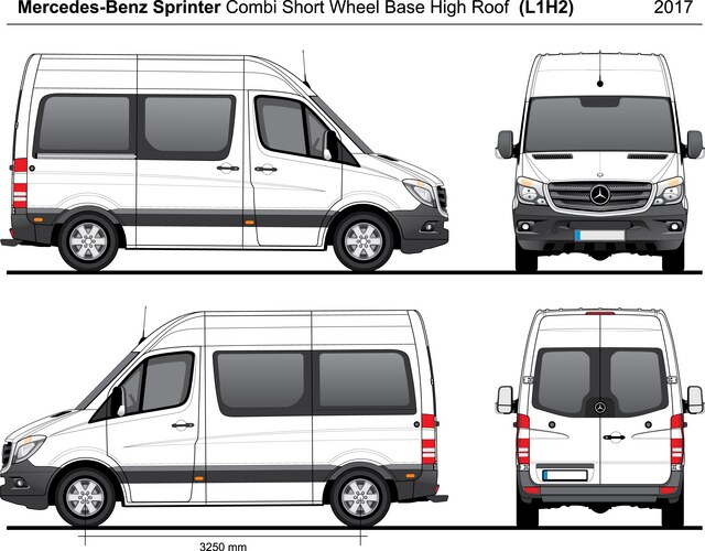 Mercedes Sprinter Van Vector Images (73)