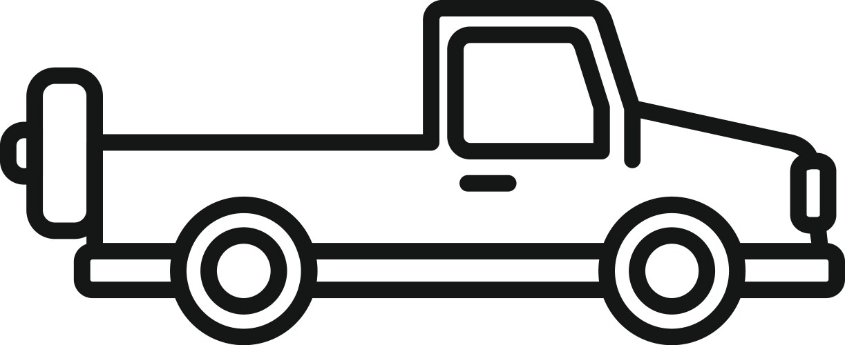 Outline Pickup Truck Vector Images (over 3,000)