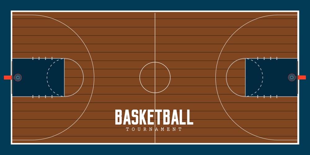 Basketball court top view Vector Images & Graphics for Commercial Use ...