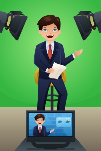 Weatherman Cartoon Vector Images (75)