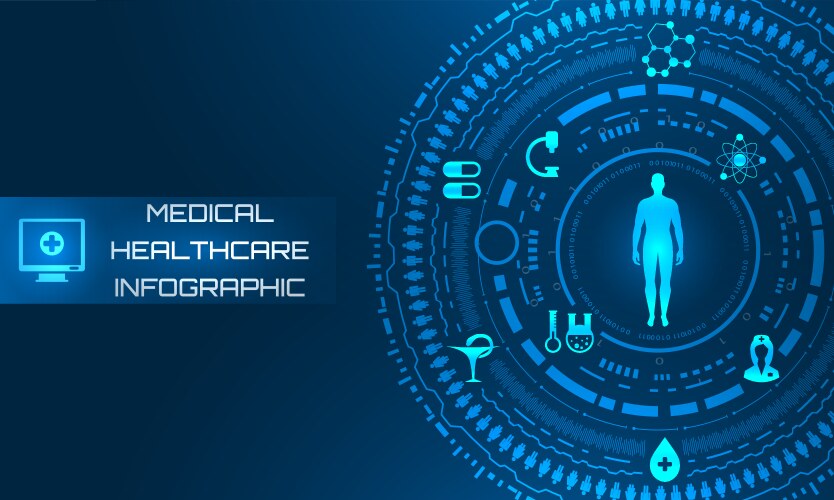 Futuristic interface hud style and infographic Vector Image