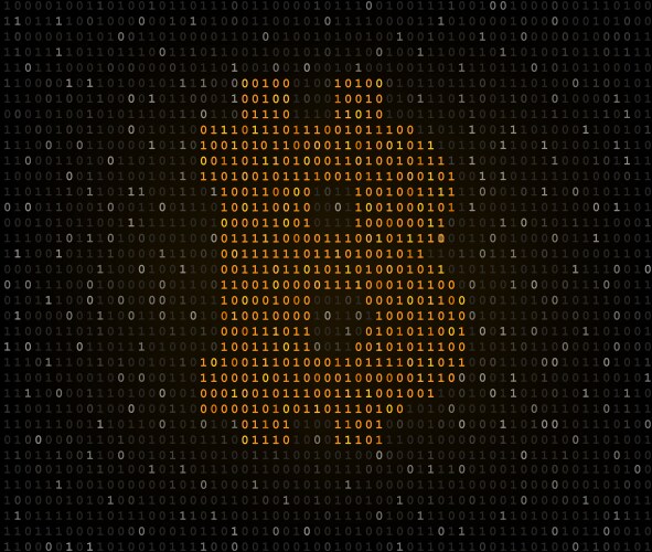 Hacker on binary code background Royalty Free Vector Image
