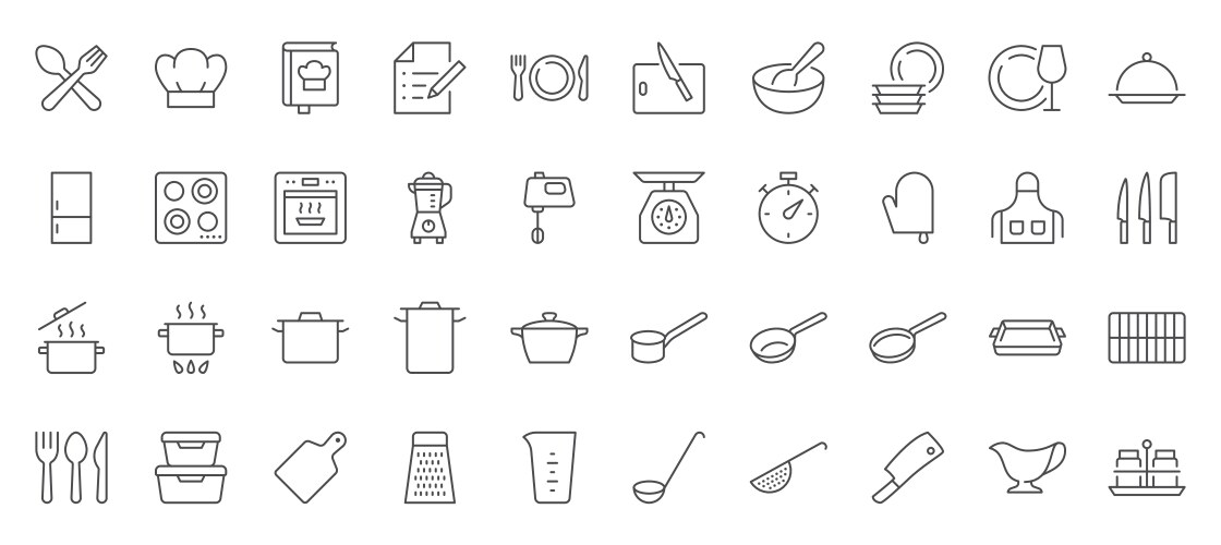 Kitchen Outline Vector Images (over 180,000)
