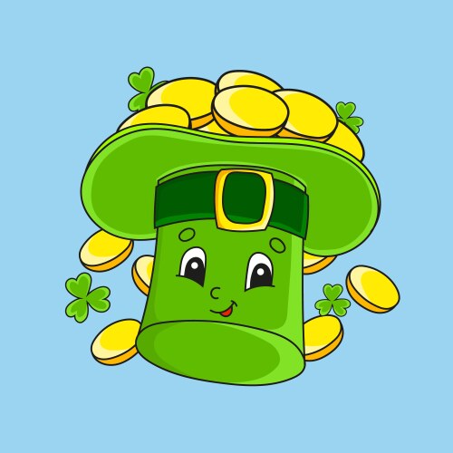 Cute character template for your design books Vector Image