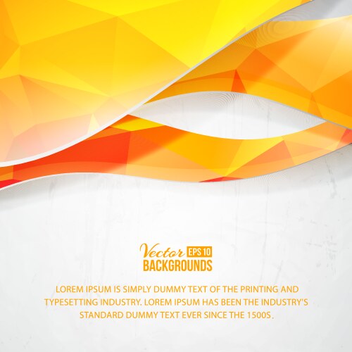 Wave lines and dynamic geometric design Royalty Free Vector