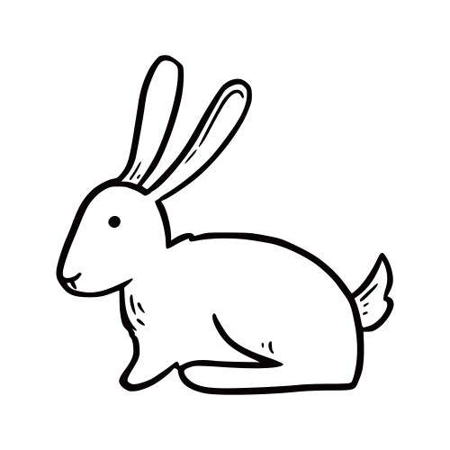 Rabbit Line Drawing Vector Images (over 9,700)