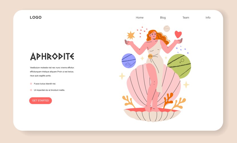 Ancient greek gods flat Royalty Free Vector Image