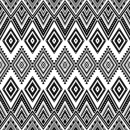 Aztec seamless pattern Royalty Free Vector Image