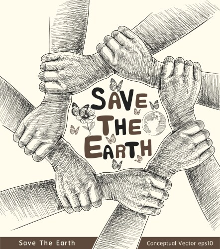 Save Earth Drawing Vector Images (over 4,600)