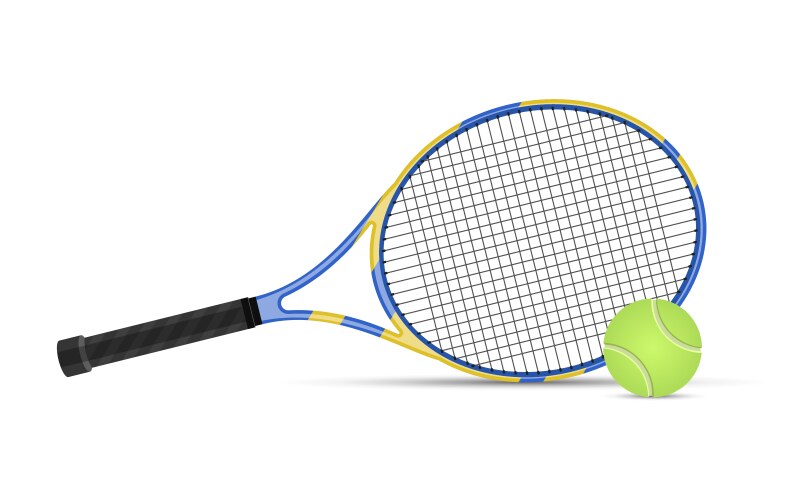 Tennis racket Royalty Free Vector Image - VectorStock
