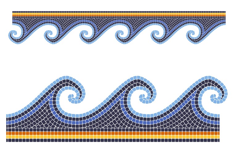 Roman Border Pattern Vector Images (over 1,500)