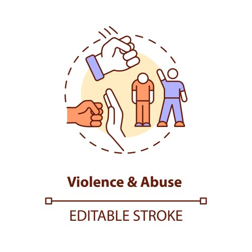 Icons and Symbols of Domestic Violence Vector Images (over 690)