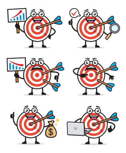 Target cartoon Vector Images & Graphics for Commercial Use | VectorStock