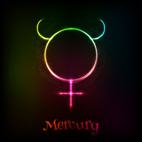 Purple light shining circle banner Royalty Free Vector Image